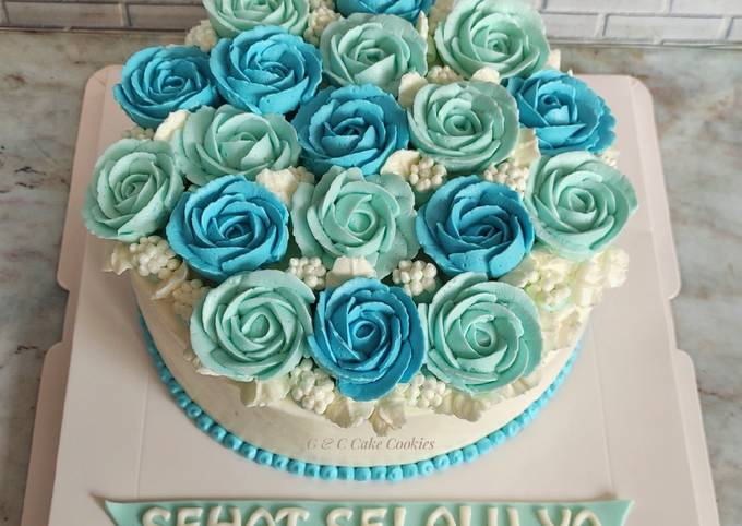 Resep Bunga dari buttercream oleh Dapur G & C - Cookpad