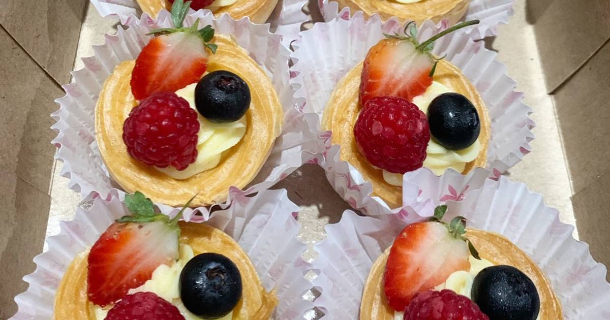 Resep Fruits puff (soes buah) oleh ulayya - Cookpad