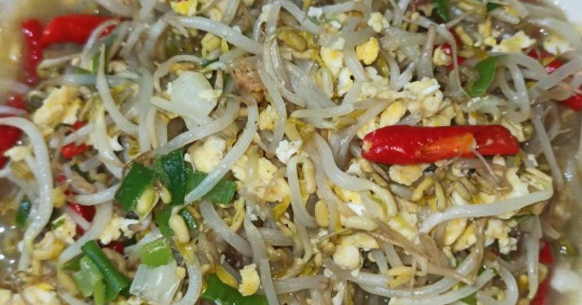 Resep Tumis touge telor simple oleh Dapur Anggita - Cookpad