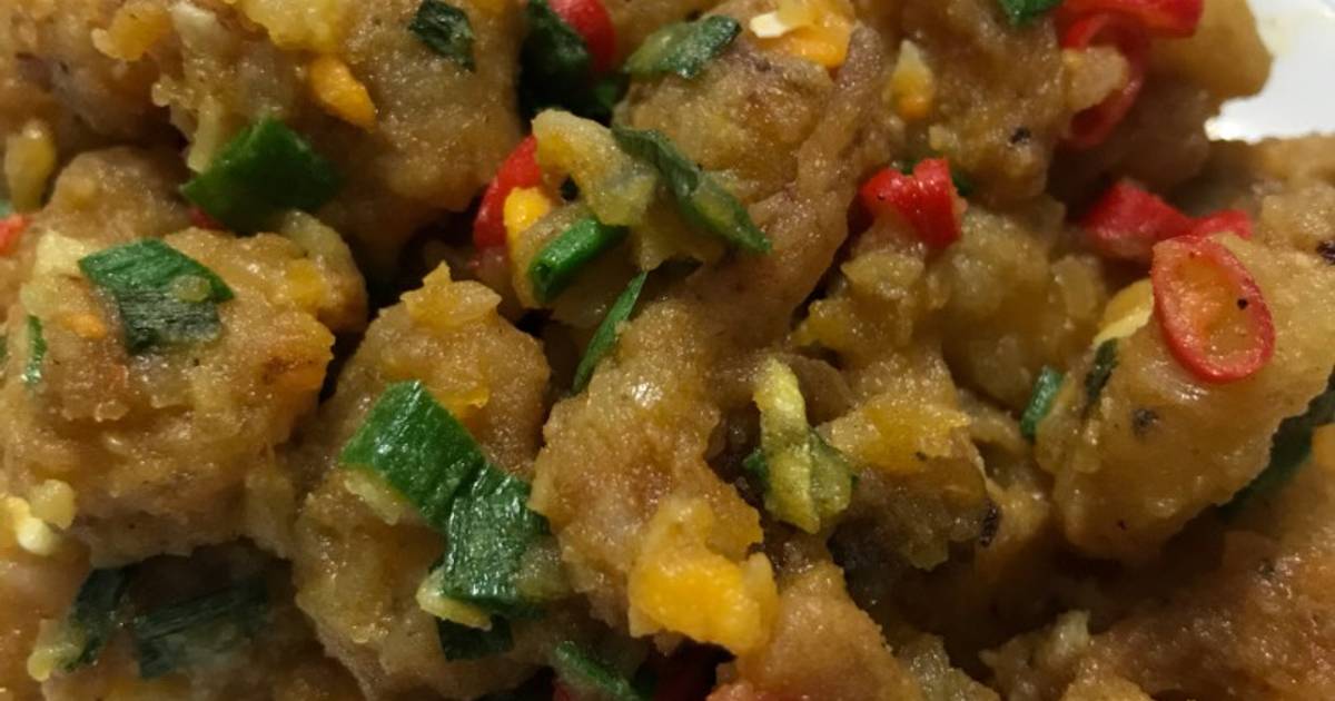 Resep Cumi Telur Asin (Salted Egg Squid/Sotong) oleh - Cookpad