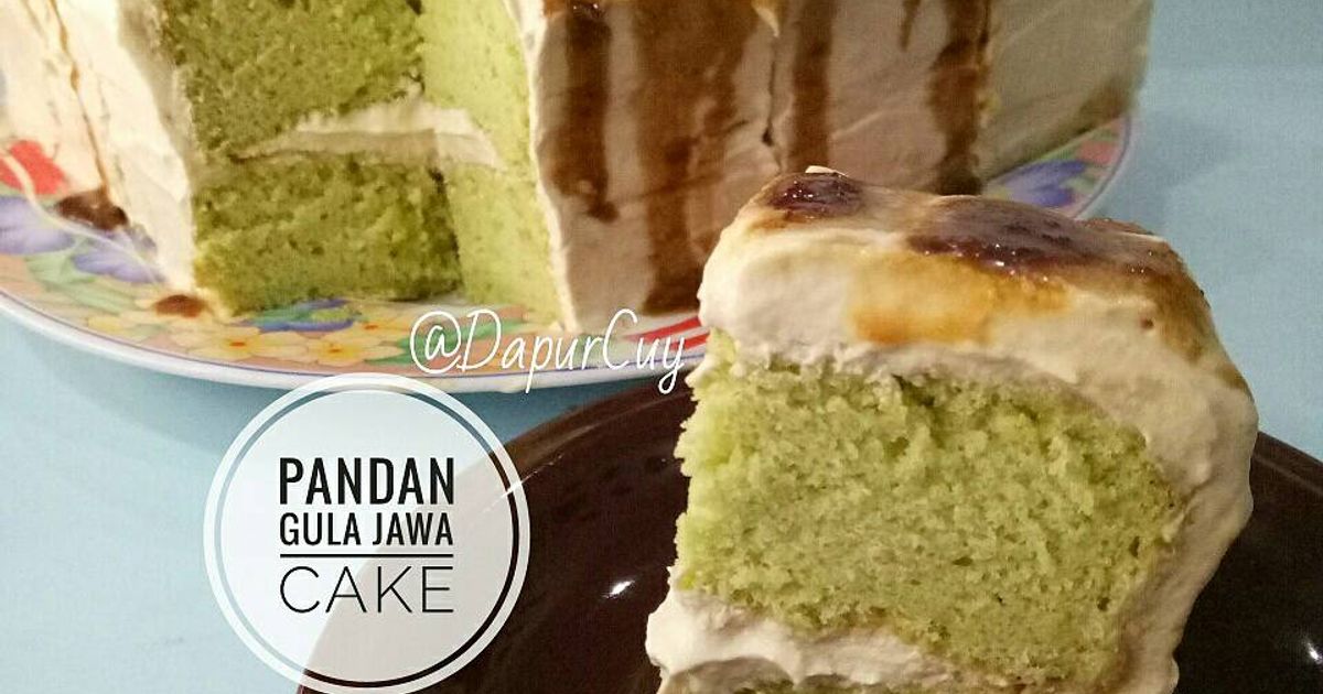 Resep Pandan Gula Jawa Cake oleh DapurCuy - Cookpad
