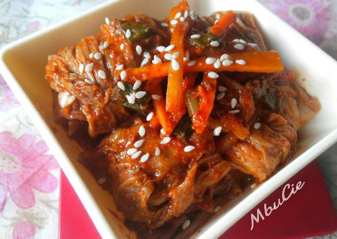 Resep Kimchi Sawi Putih oleh Vici Lucianti (MbuCie) - Cookpad