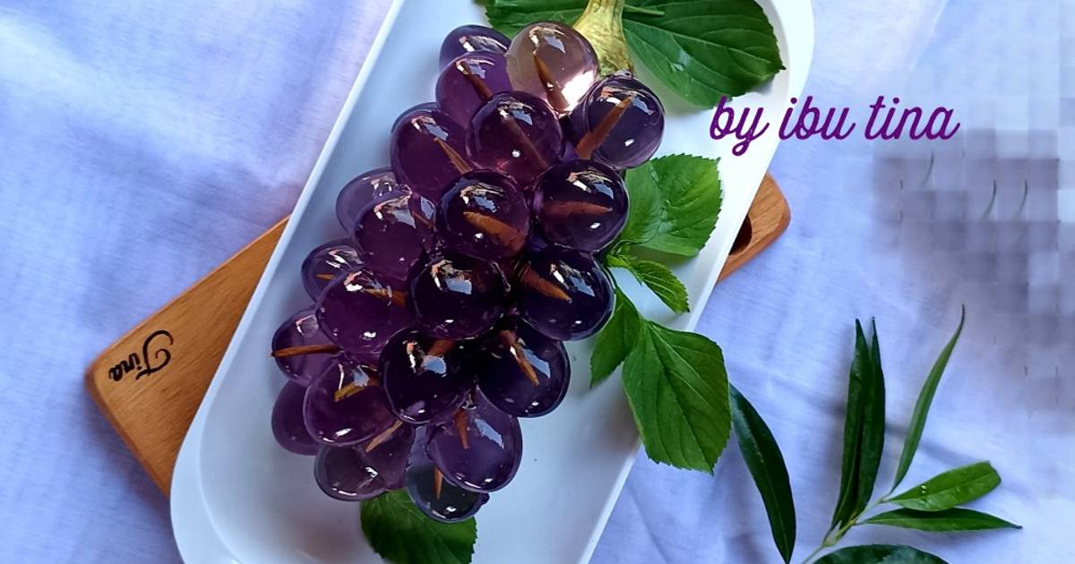 Resep Nutrijel rasa anggur oleh Ibu Tina - Cookpad