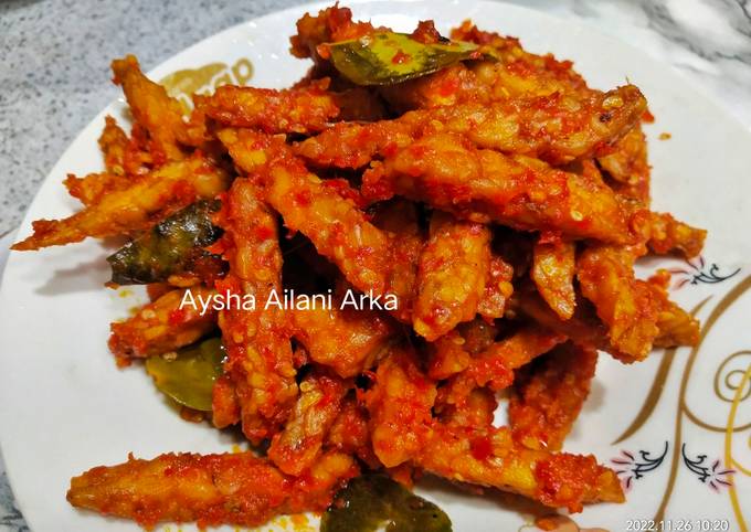 Resep Tempe mercon oleh Aysha Ailani Arka - Cookpad