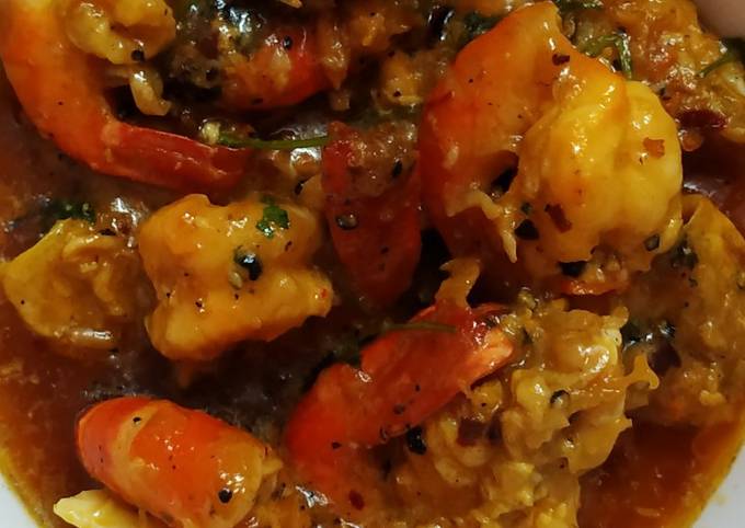 Butter garlic prawn Recipe by Sanchita Das - Cookpad