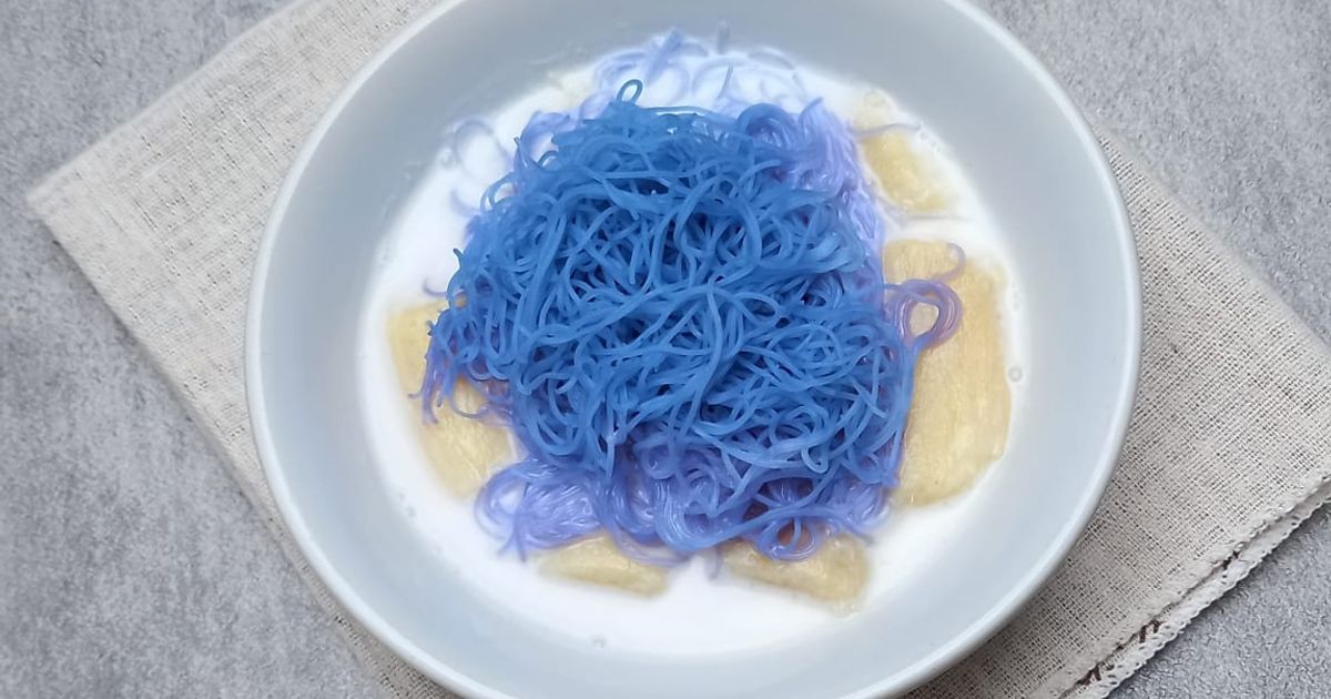 Resep Kolak Tape Bihun Bunga Telang oleh Erlina - Cookpad