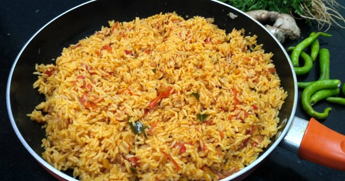 South Indian Tomato Rice Recipe by Ramgopal Dasa - Cookpad
