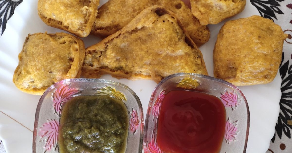 Bread Pakoda Recipe by Jyoti Harisinghani - Cookpad