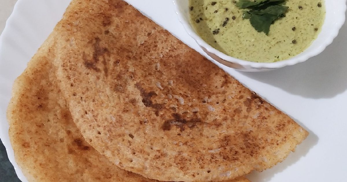 Red Rice Dosa Recipe by Prajakta Patil - Cookpad