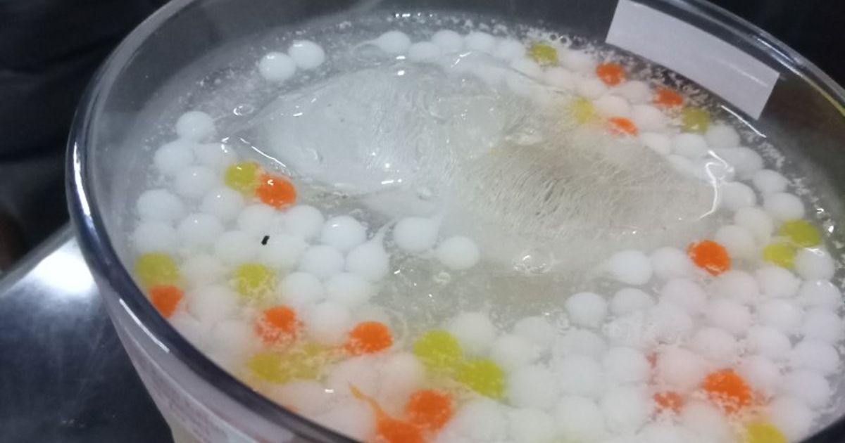 Resep boba warna warni rumahan enak dan mudah - Cookpad