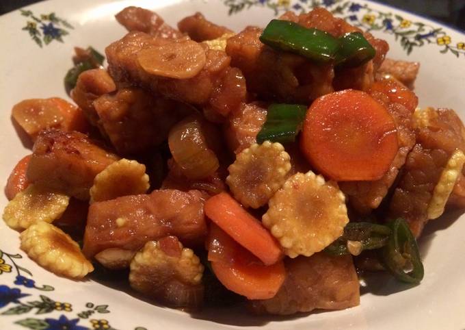 Resep Oseng Sayur Bakso Tempe oleh Rahmaya - Cookpad