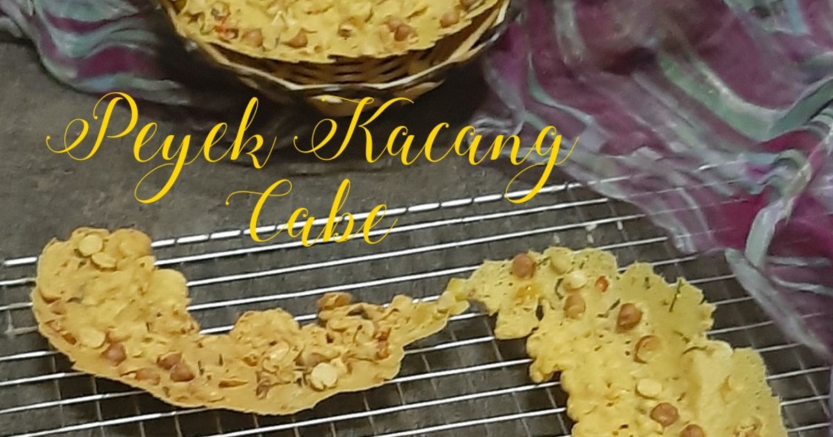 Resep Peyek Kacang Cabe oleh Bernadetta Endang - Cookpad