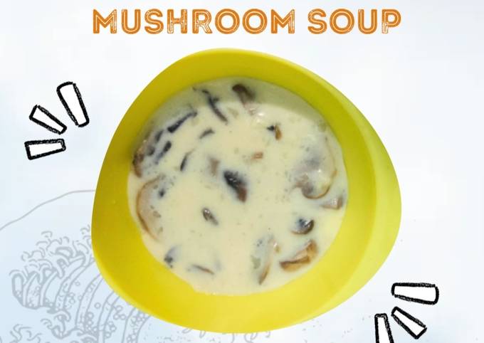Resep Sup Jamur Kancing (Cream of Mushroom Soup) oleh Sinurkhas - Cookpad