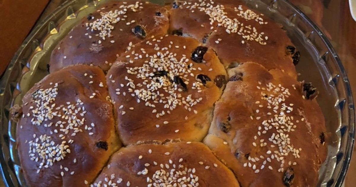 Σταφιδόψωμα αφράτα πανεύκολα!!! Συνταγή από τον/την Κλεοπάτρα ...