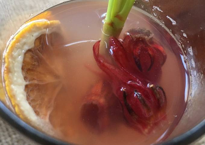 Resep Teh Rosella Lemon Serai - PGBA Mgg 19 oleh hanathalla - Cookpad