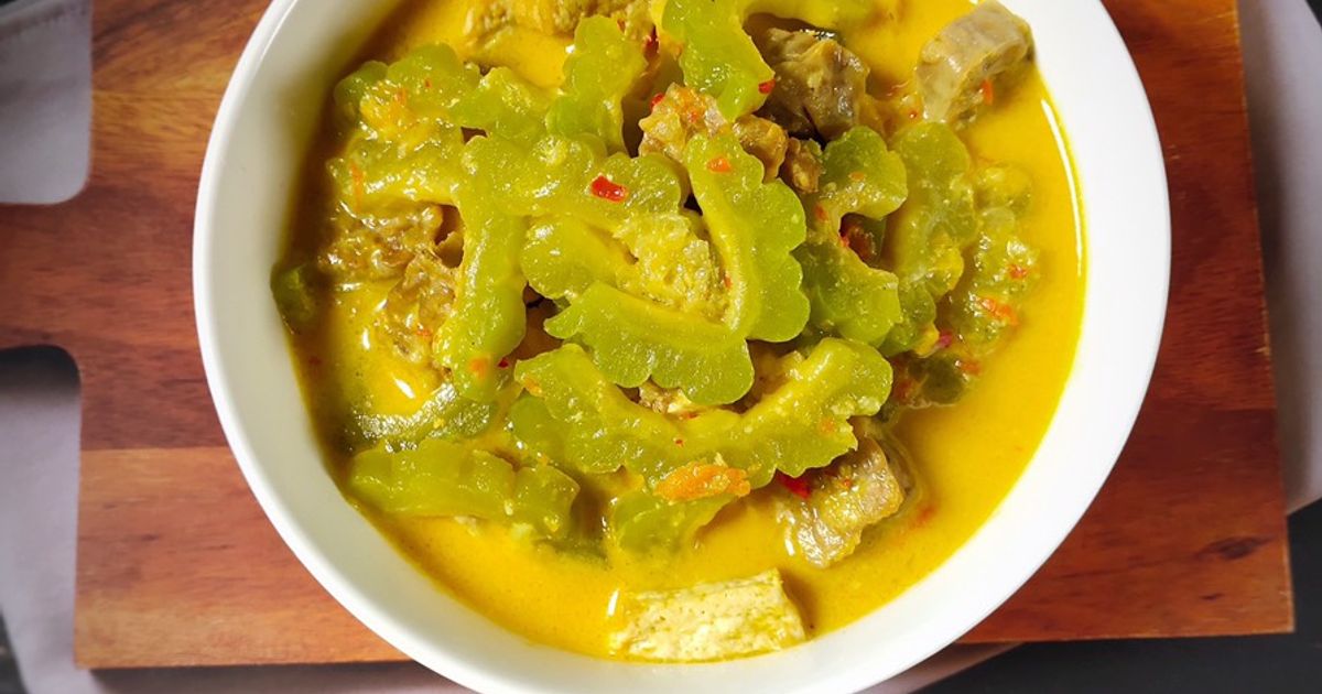 74 resep sayur pare tempe santan enak dan mudah - Cookpad