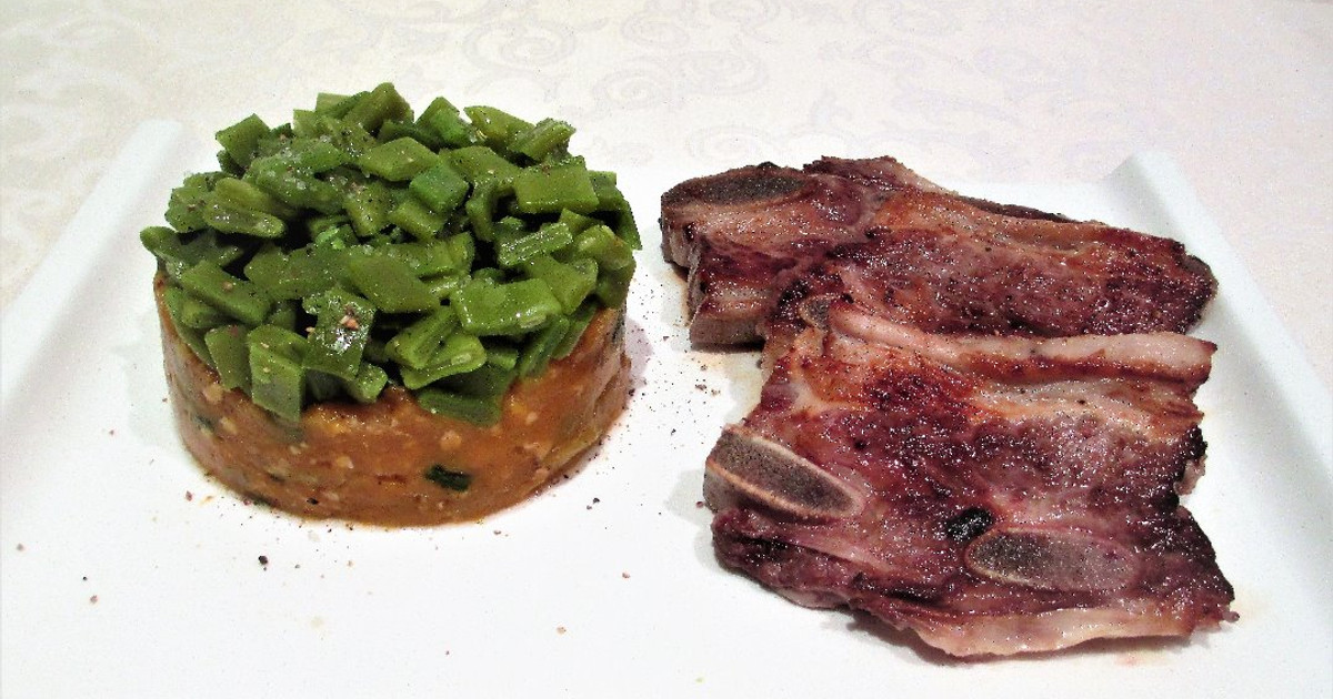 Churrasco Con Puré De Boniato Y Judías Planas Receta de "cocinar con ...