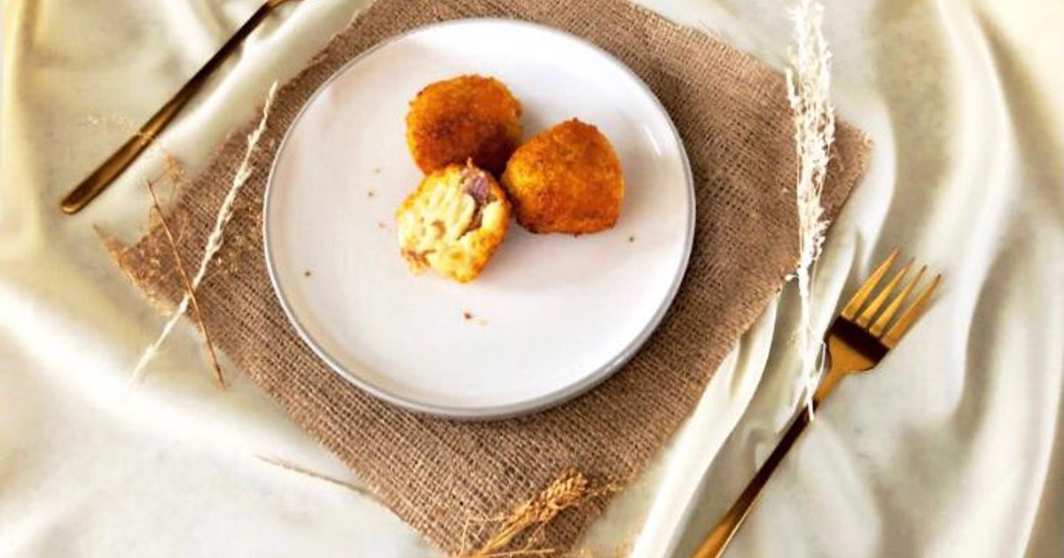 Resep makroni goreng la fonte rumahan enak dan mudah - Cookpad