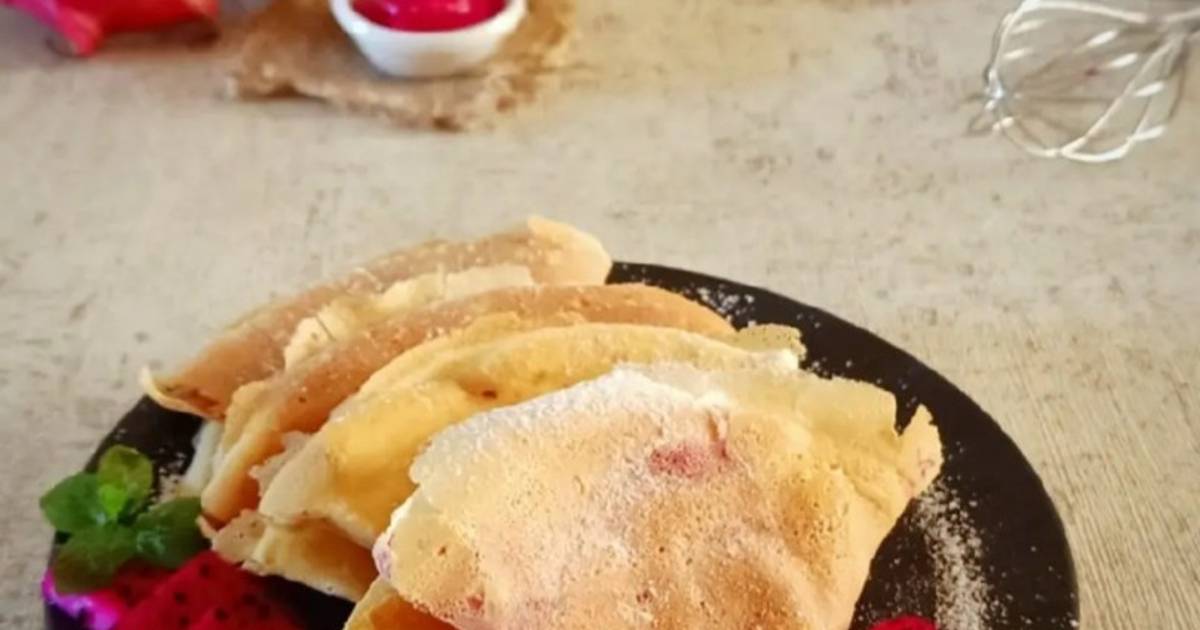 Resep crepes teflon renyah: Mudah dan nikmat untuk camilan