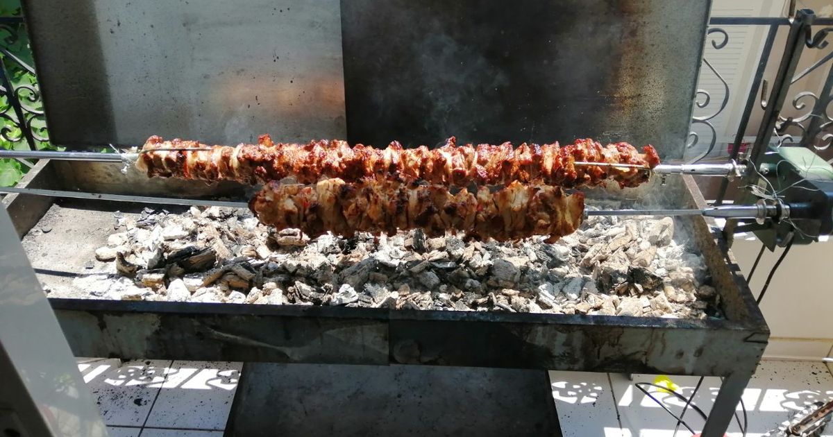 Κοντοσούβλι χοιρινό και κοτόπουλο στη σούβλα Συνταγή από τον/την Ζου ...