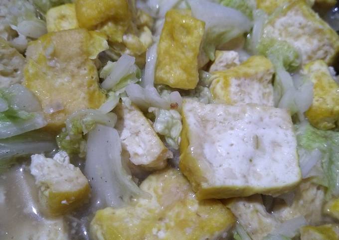 Resep Cah tahu sawi putih oleh Michelle - Cookpad