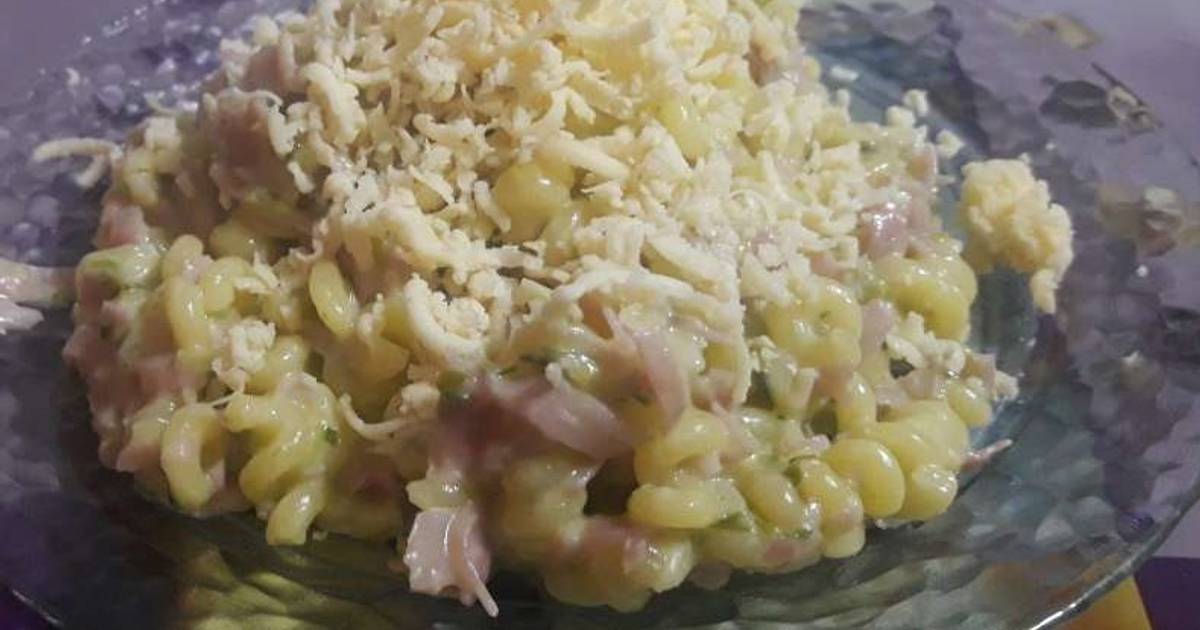 Fucciles con crema de Puerros y Jamón Receta de Emmanuel- Cookpad