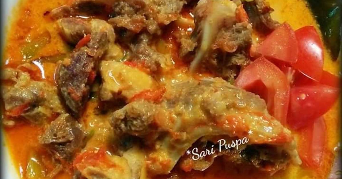 Resep Tetelan sapi santan pedas oleh Sari Puspa - Cookpad