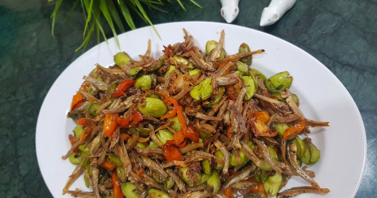 Resep Tumis Teri Jengki Pete oleh Windy Utami BP - Cookpad