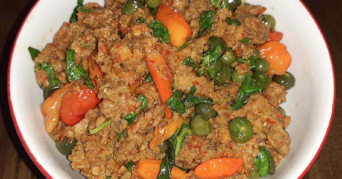 Resep oncom leunca pedas sayur rumahan enak dan mudah - Cookpad