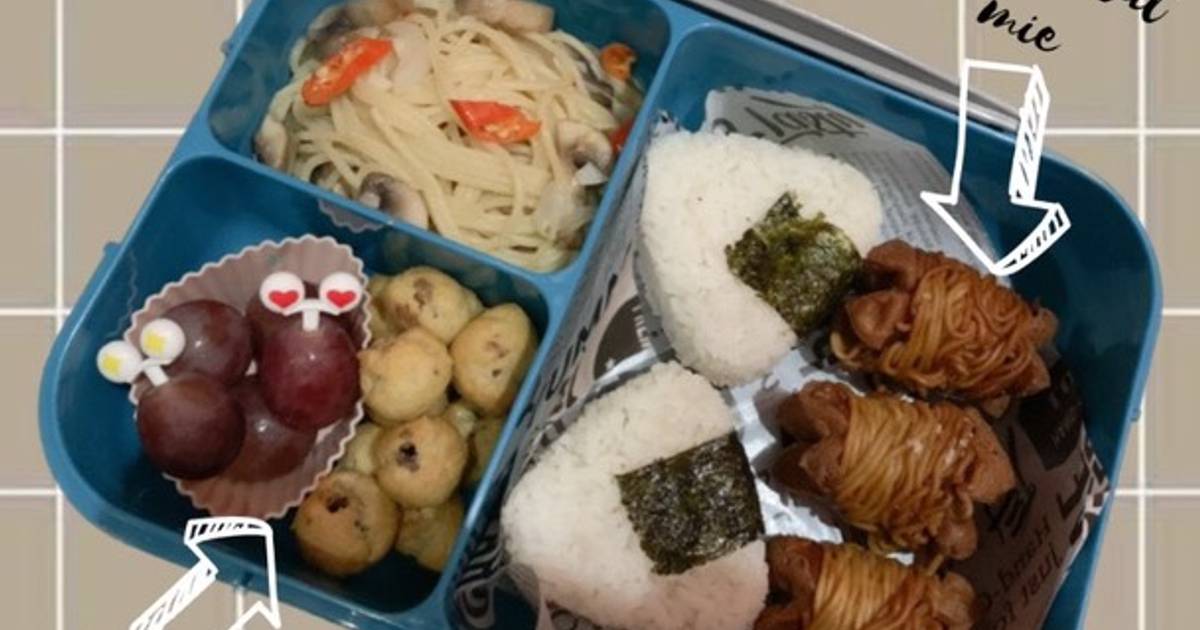 Resep Bekal bento kekinian oleh anggie - Cookpad