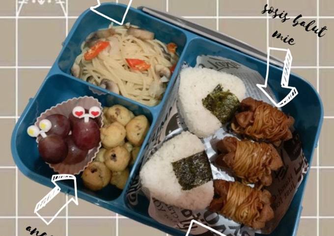 Resep Bekal bento kekinian oleh anggie - Cookpad