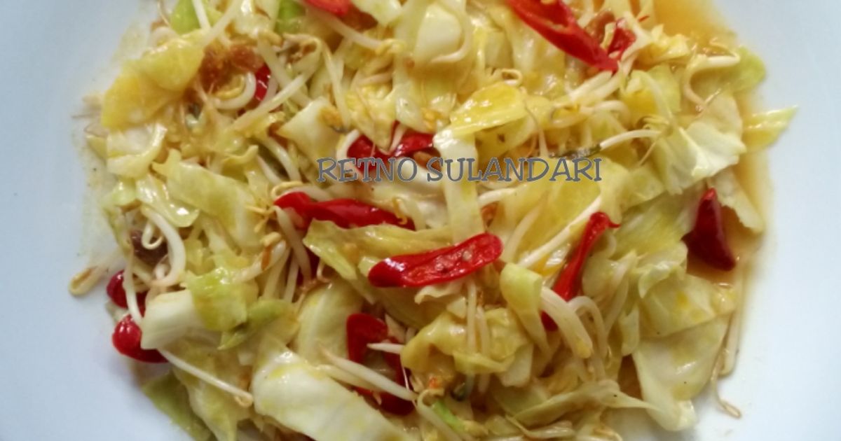 Resep 49* Tumis Kubis (Kol) Taoge oleh Retno Sulandari - Cookpad