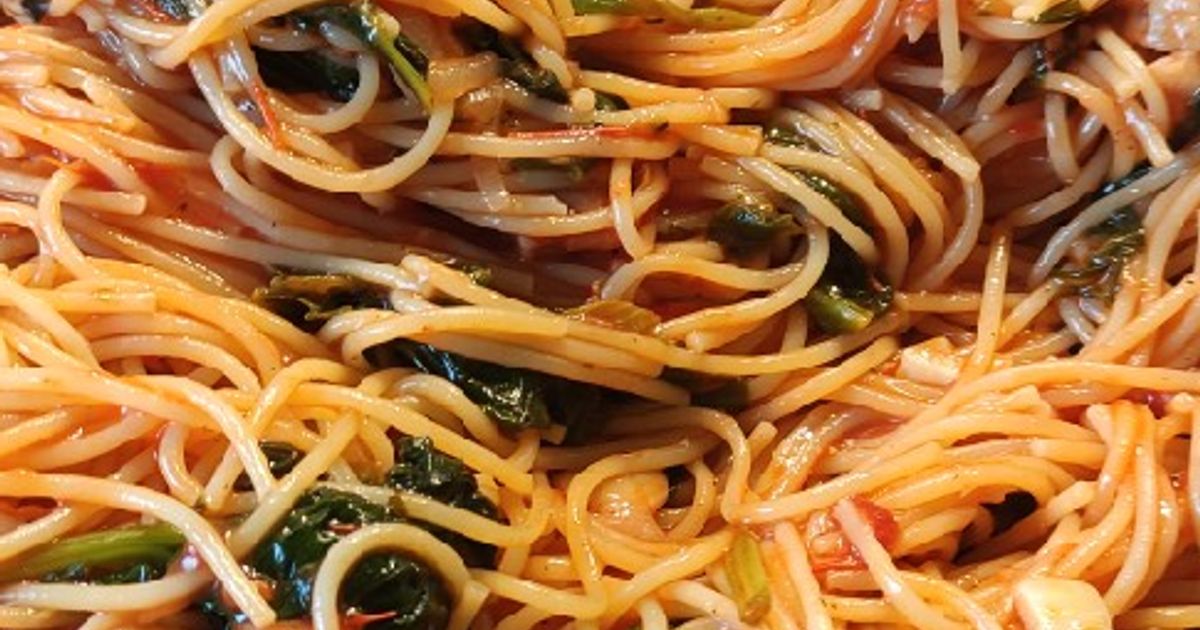 Spenótos Paradicsomos Spagetti | Mária Harsányi receptje - Cookpad receptek