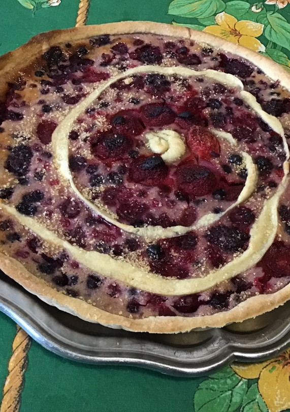 Tarte Aux Fruits Rouges Du Jardin (Groseilles, Fraises, Framboises ...