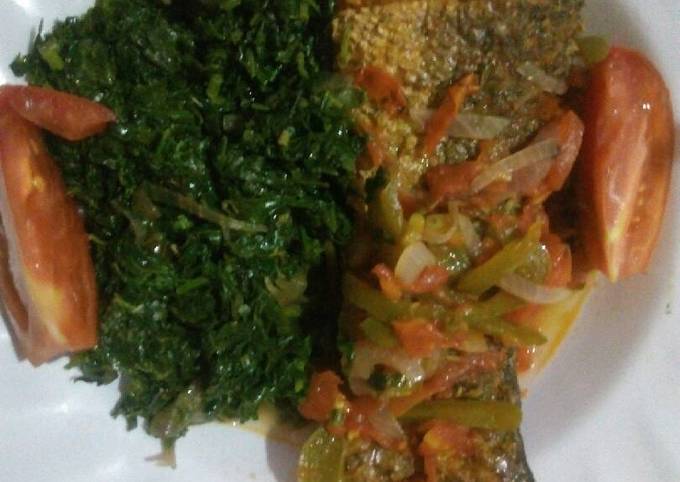 Marinated Wet fry fish and ugali Recipe by Duncan Otieno - Cookpad