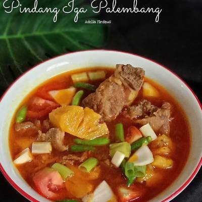 Resep Pindang Iga Merah Khas Palembang oleh Adelia Firdaus - Cookpad