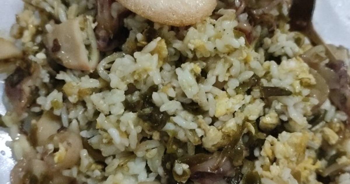 Resep Nasi Goreng Cumi Cabe Ijo oleh Nur C. Fitriana - Cookpad