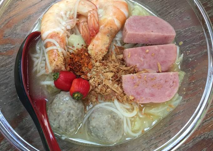 Resep Misoa kuah ayam komplit oleh Ivysfoodcorner - Cookpad