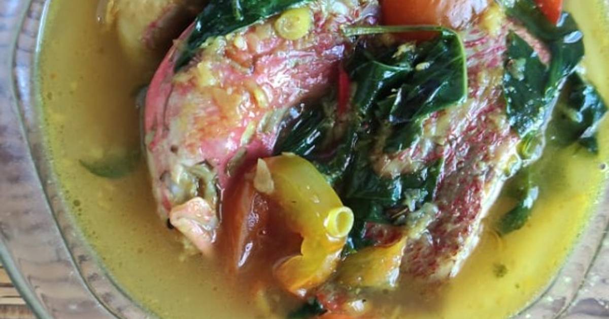 Resep Sup Ikan kakap kuah kuning oleh Umi Dyantini - Cookpad