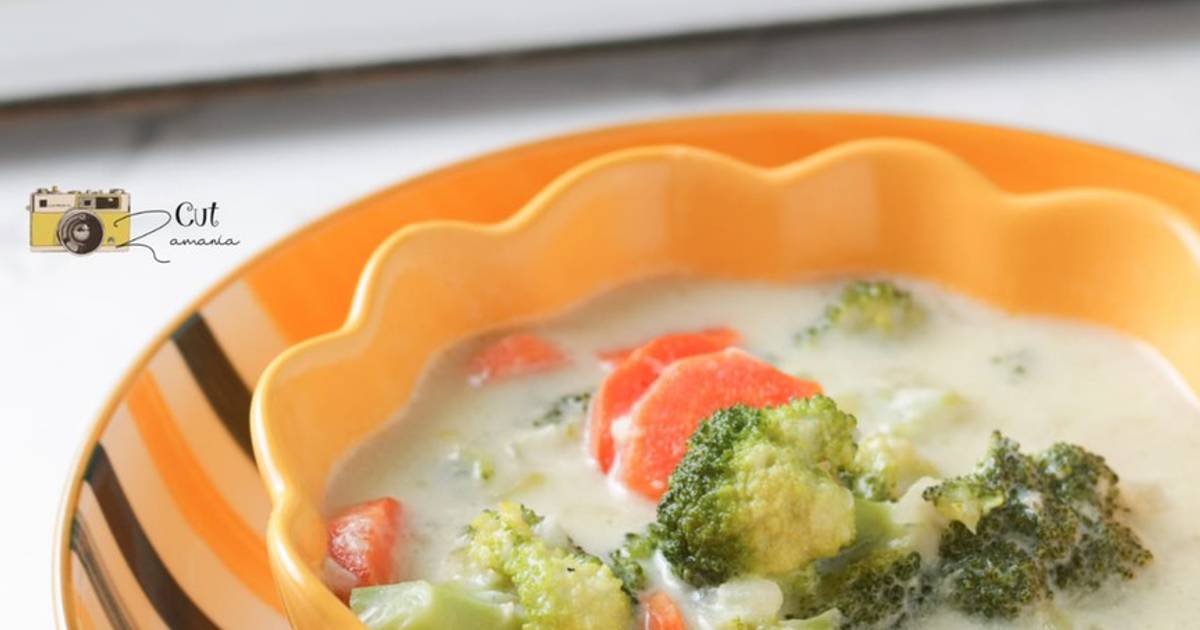 Resep Sup krim sayuran oleh cutzamania - Cookpad