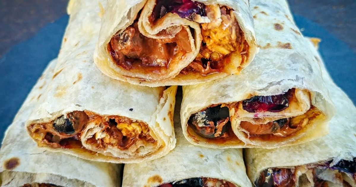 Blueberry Nutella Rollups Recipe By Air Fry With Me