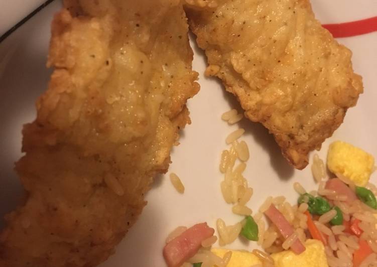 Filete de pescado con rebozado marroquí Receta de Mariate- Cookpad