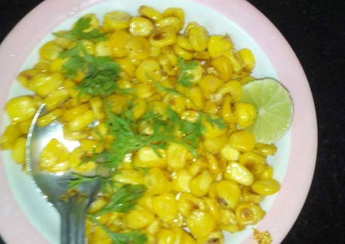 Chatpata Corn(tasty and healthy) Recipe by Reena Verbey - Cookpad
