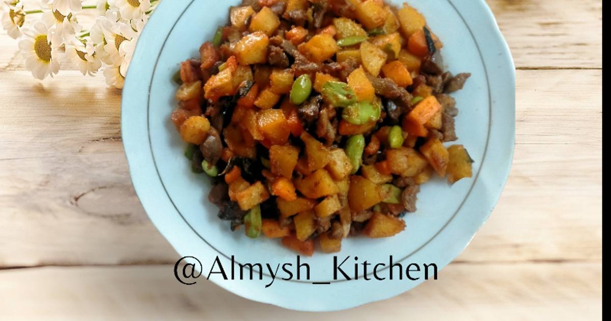 Resep Sambal Goreng Kentang Jeroan & petai ala rumahan oleh Mirna ... Resep Sambal Goreng Kentang Jeroan & petai ala rumahan oleh Mirna ...