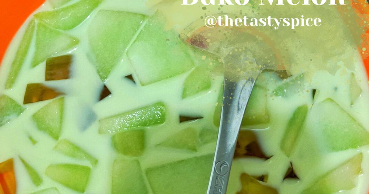 Resep 26. Es Buko Melon Susu oleh Drupad - Cookpad
