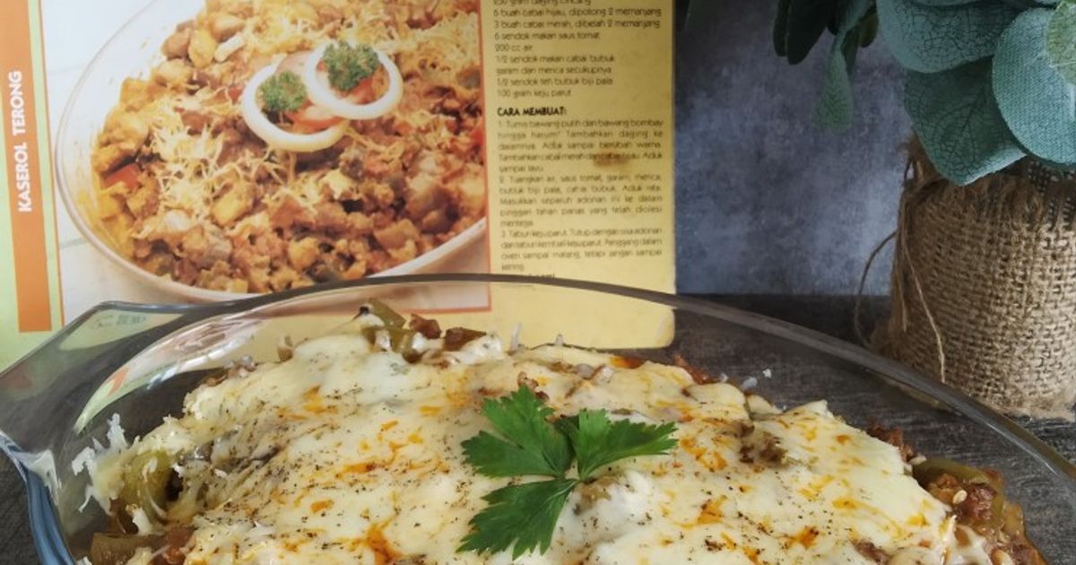 Resep Kaserol Terong | Recook Booklet Nova Tahun 1996 oleh Mey's ...