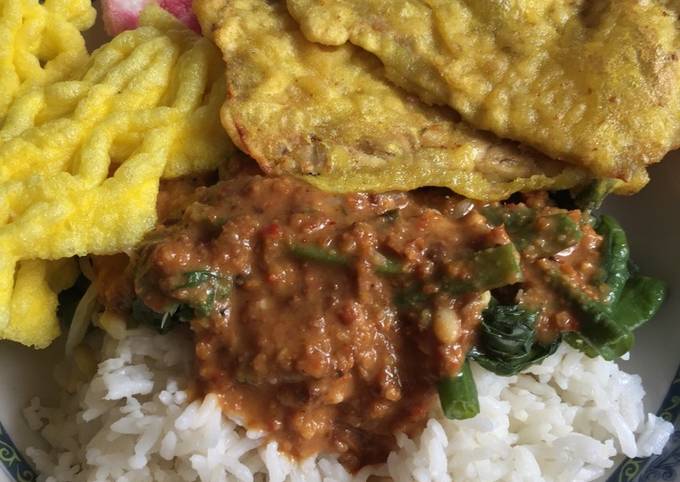 Resep Sego Pecel oleh Lse Lusia - Cookpad