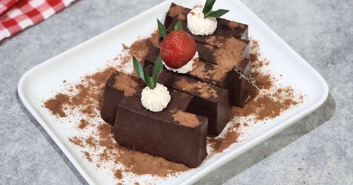 Resep Puding Coklat Roti Tawar oleh Dapur Olive - Cookpad