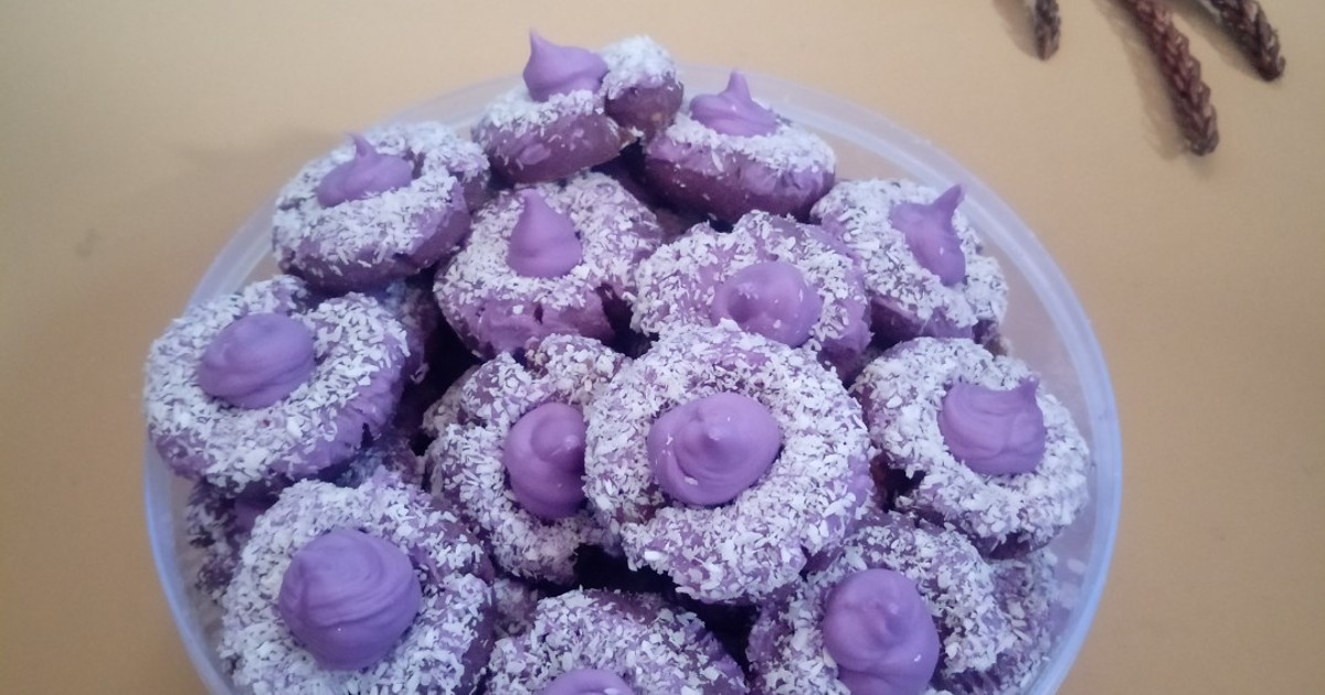 Resep Taro Coconut Cheese Cookies oleh Ummu Isa - Cookpad