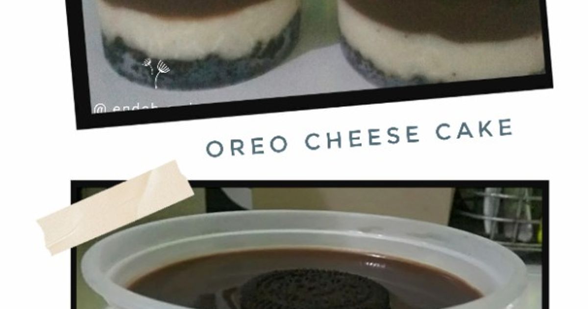 Resep Oreo Cheese Cake Lumer (No Bake) 💛 oleh Endah Mumpuni - Cookpad